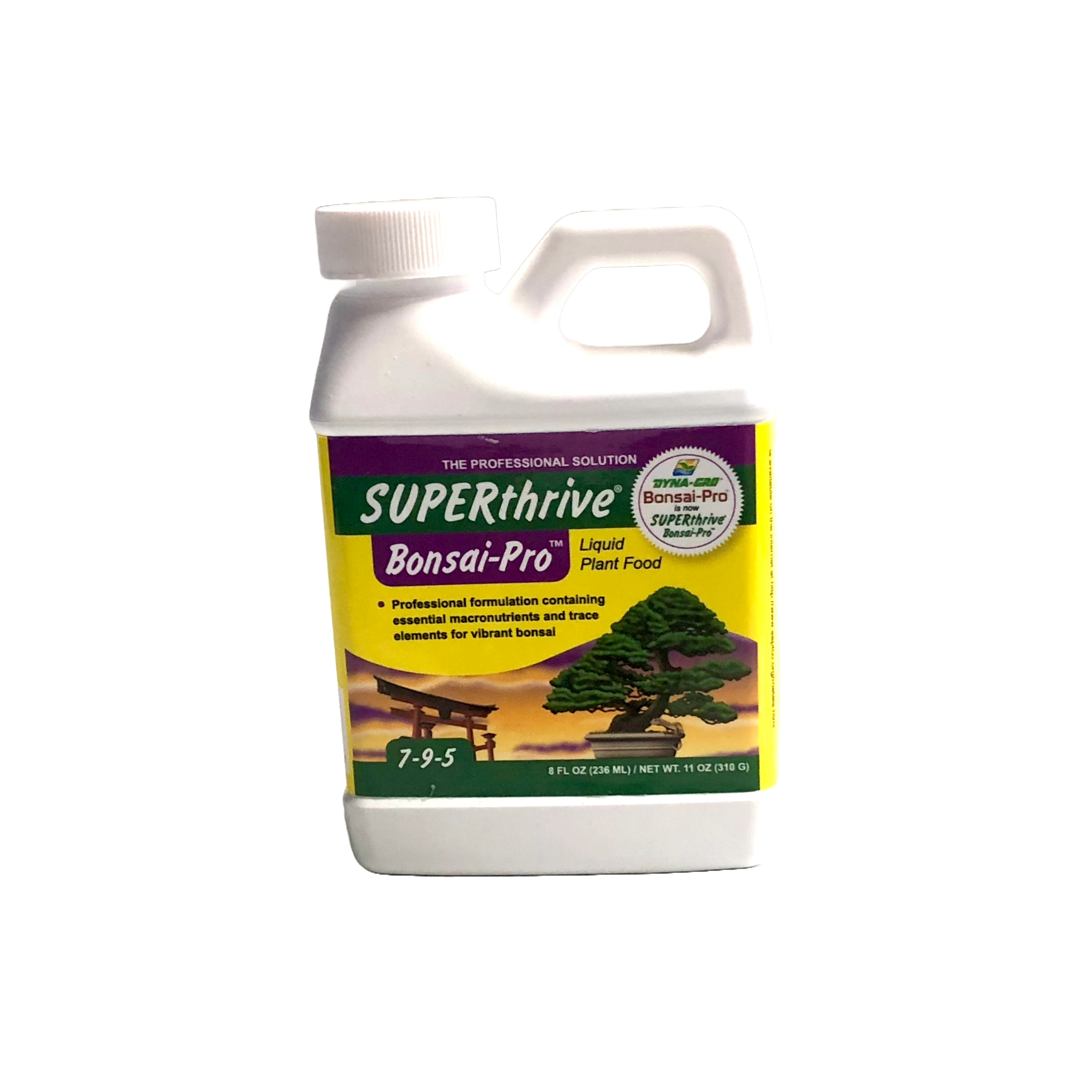 FERTILIZER - Bonsai Pro Super Thrive / Dyna Gro 7-9-5 8oz | Portland Bonsai Supply