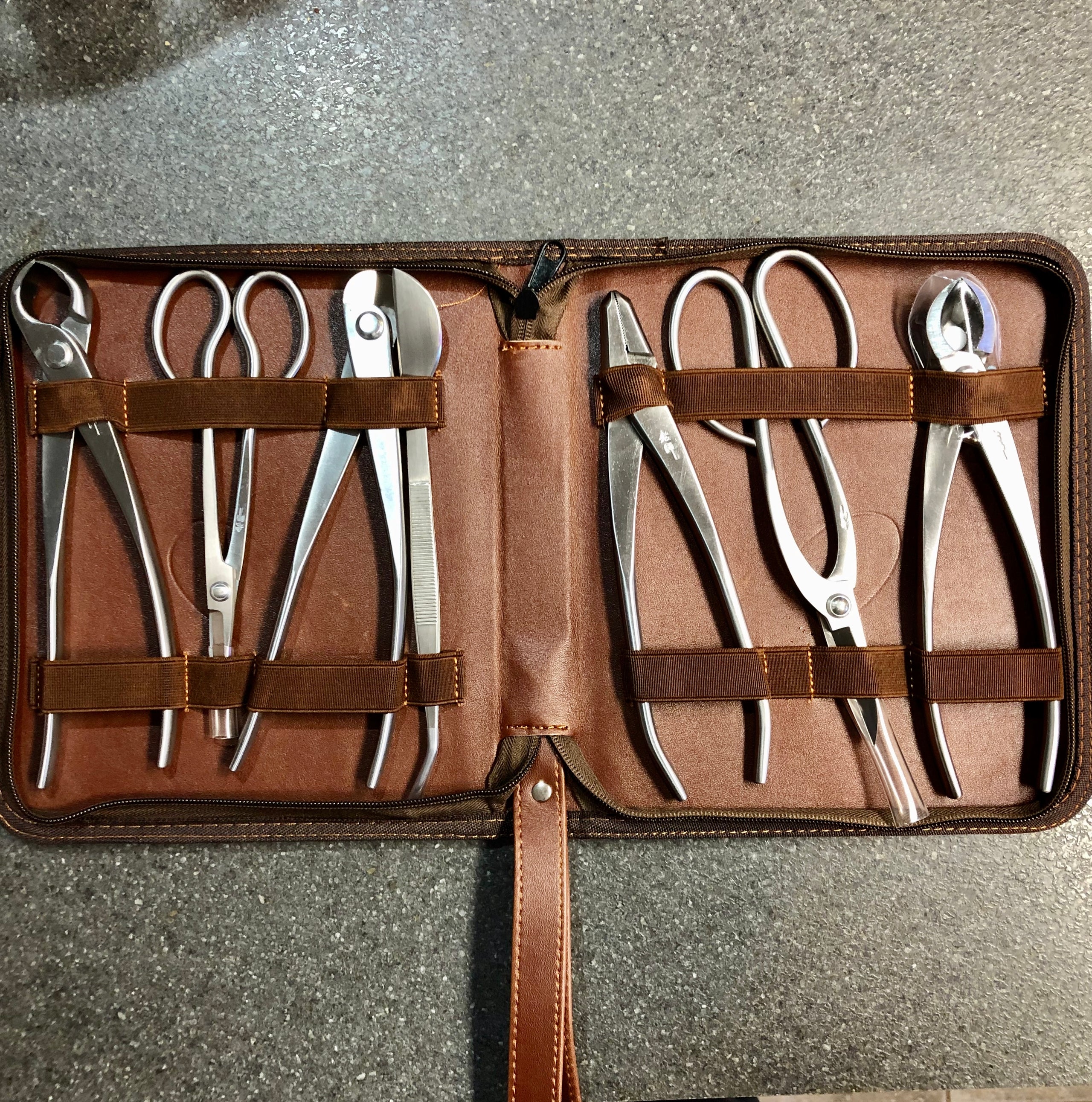 BONSAI TOOL SET - Roshi Professional Stainless 7pc w/case | Portland ...